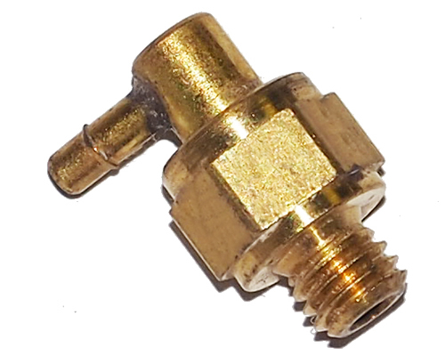 Miniature 90° Male Elbow Swivel Hose Barb Brass|10SW-L3-O