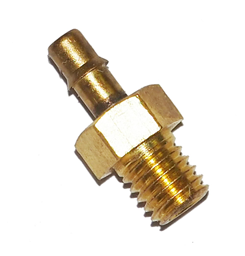 Miniature Male Hose Barb Brass Fitting|1/16B6