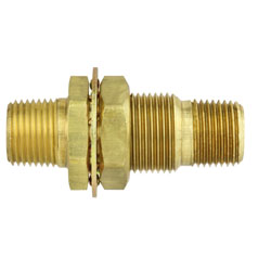 Male Bulkhead Frame (Anchor) Coupling, Brass
