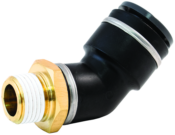45° Male Elbow DOT Push-to-Connect Composite