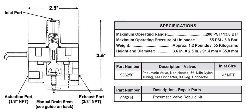 Expello Shop Drain Valve