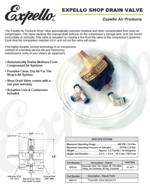 Expello Drain Valves | Automatic Drain Valve