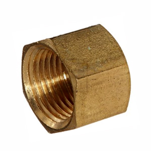 Hex Pipe Cap, Brass