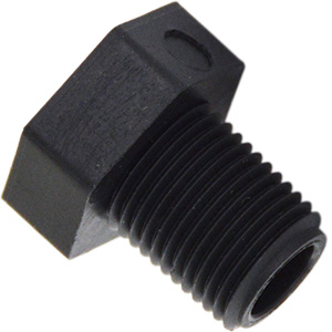 Hex Head Pipe Plug, Plastic