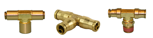 Tee Fittings | DOT Push Fittings | Hydraulic Tee Fittings