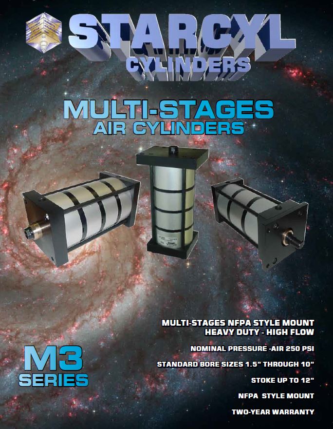 Starcyl Cylinders | Multistage Pneumatic Cylinders