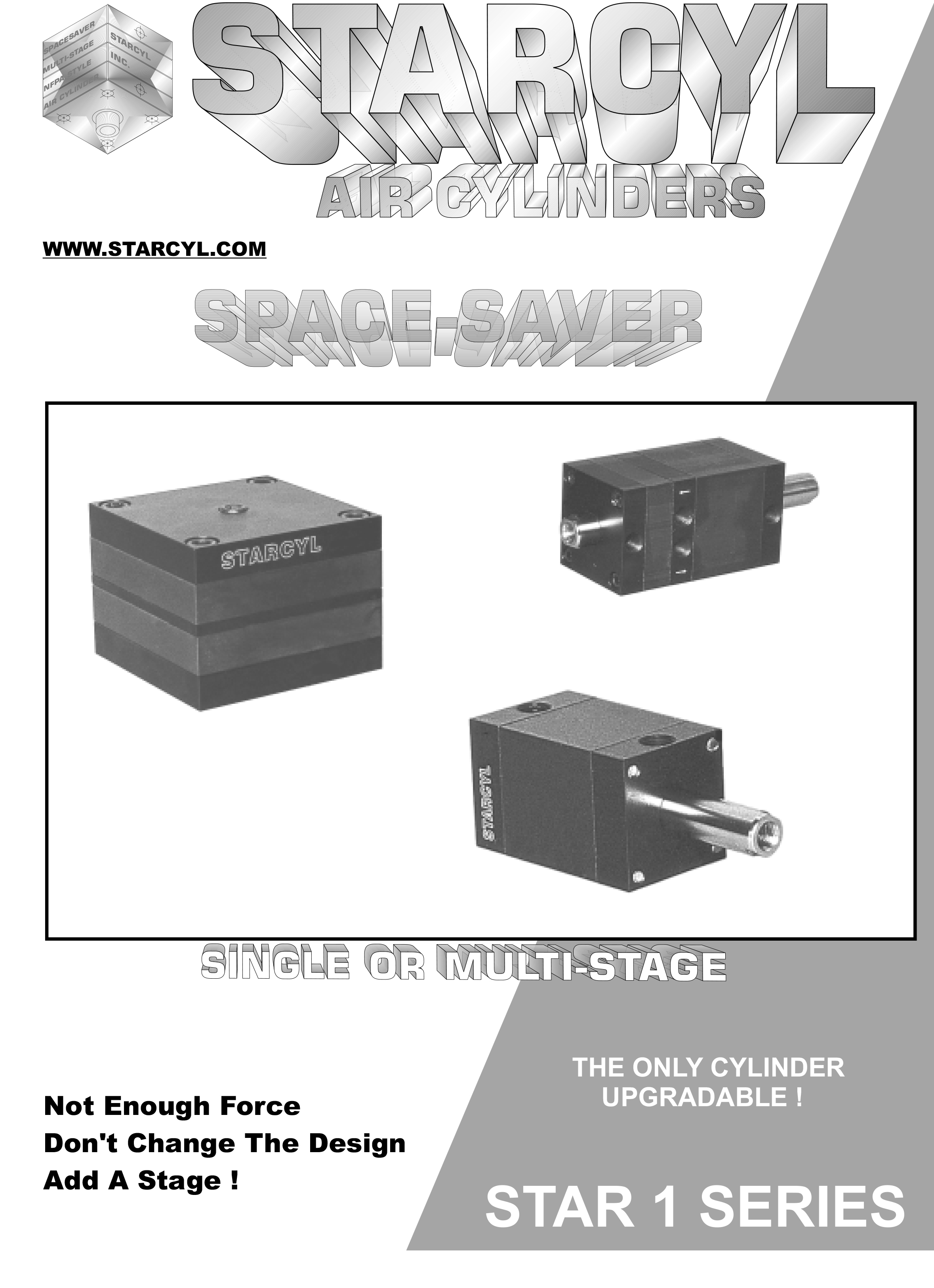Starcyl Cylinders | Multistage Pneumatic Cylinders