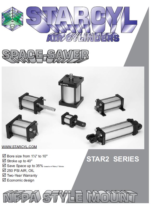 Starcyl Cylinders | Multistage Pneumatic Cylinders