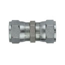 Female JIC Swivel x Female JIC Swivel, Swivel Nut Union, Steel | 6565-04-04
