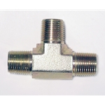 Male NPT x Male NPT x Male NPT, Male Pipe Tee, Steel | 5600-08-08-08-4