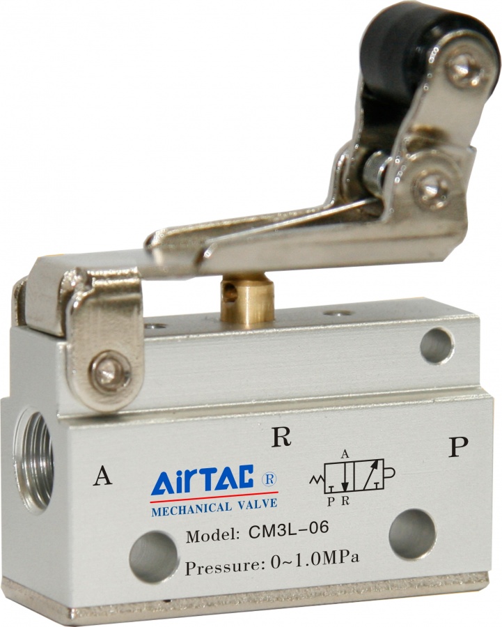 3 Position, 2 Way, Pneumatic Control Valve