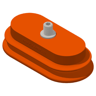 Oval Bellows Vaccum Cup