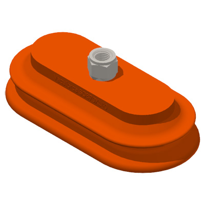 Oval Bellows Vaccum Cup