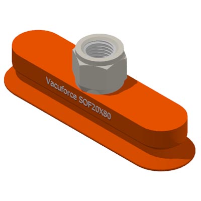 Flat Oval Vaccum Cup