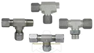 Flareless Tee Hydraulic Fittings